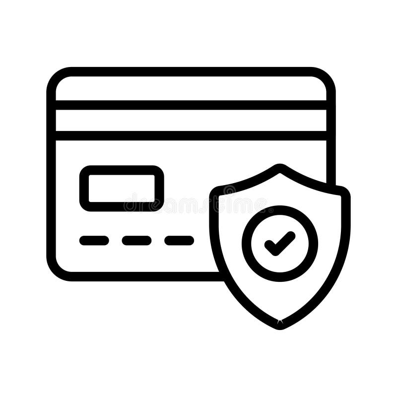 Secure payment logo icon stock vector. Illustration of lock - 79563436