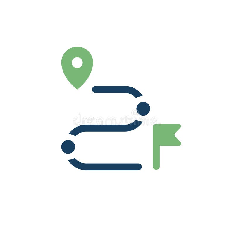 Icon Representing a Strategic Planning Roadmap Essential for Effective ...