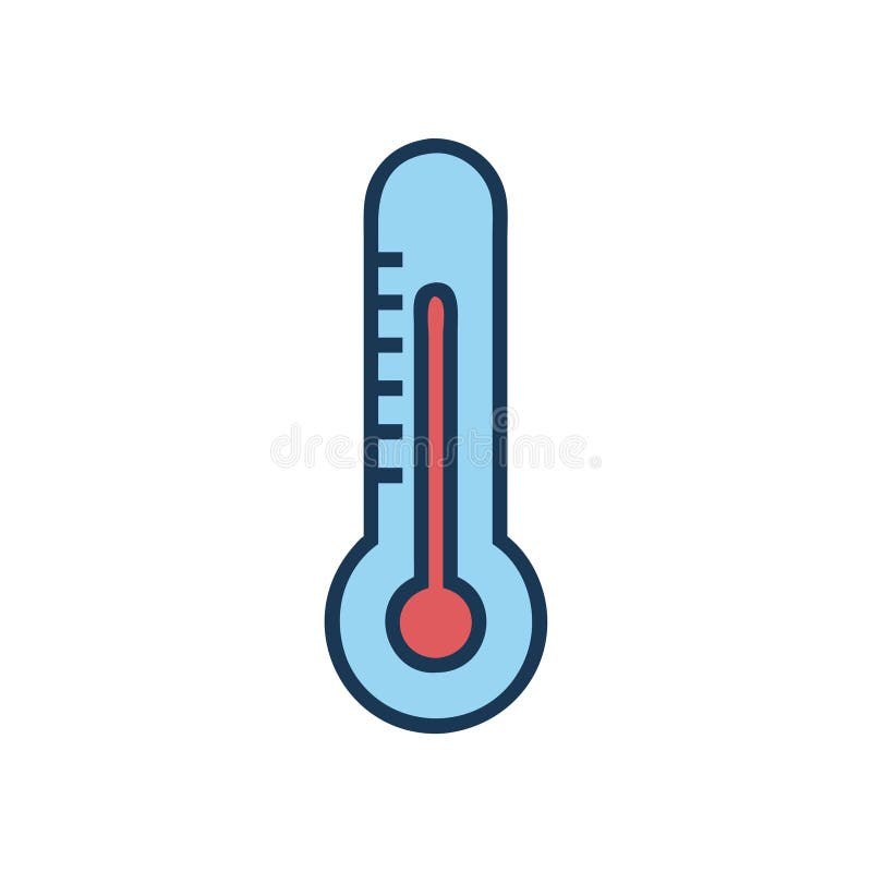 Thermometer Icon for Temperature Measurement Stock Vector ...