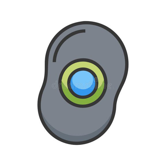 Trackball Icon for Precision Control Stock Vector - Illustration of ...