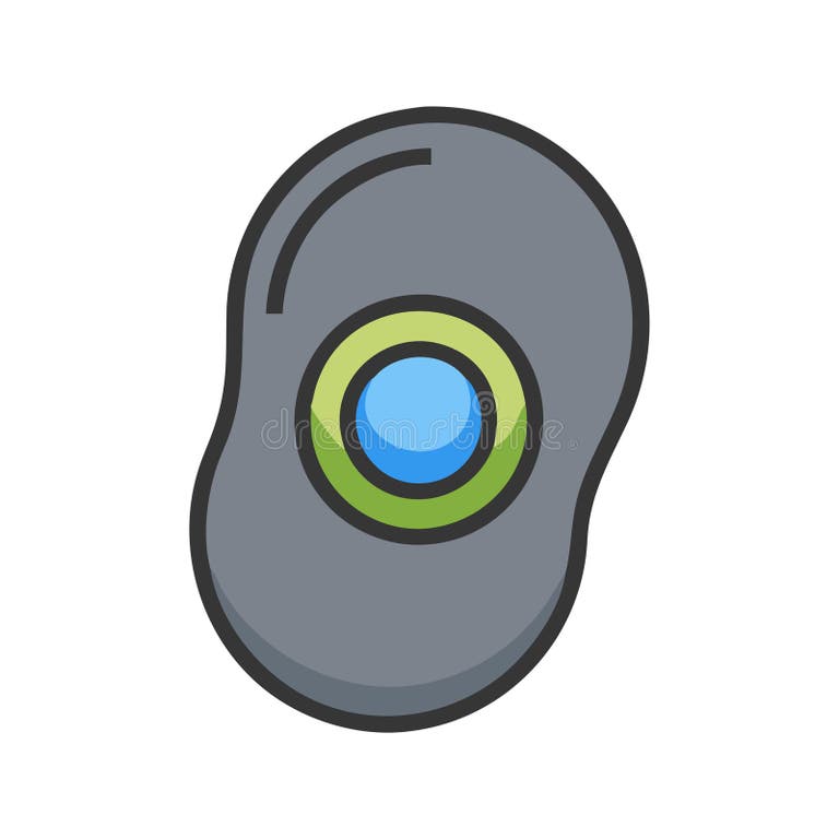 Trackball Icon for Precision Control Stock Vector - Illustration of ...