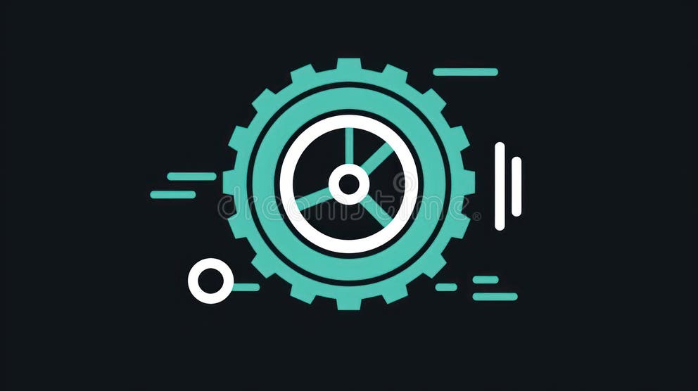 A Predictive Maintenance Icon Representing the Use of Data Analysis To ...
