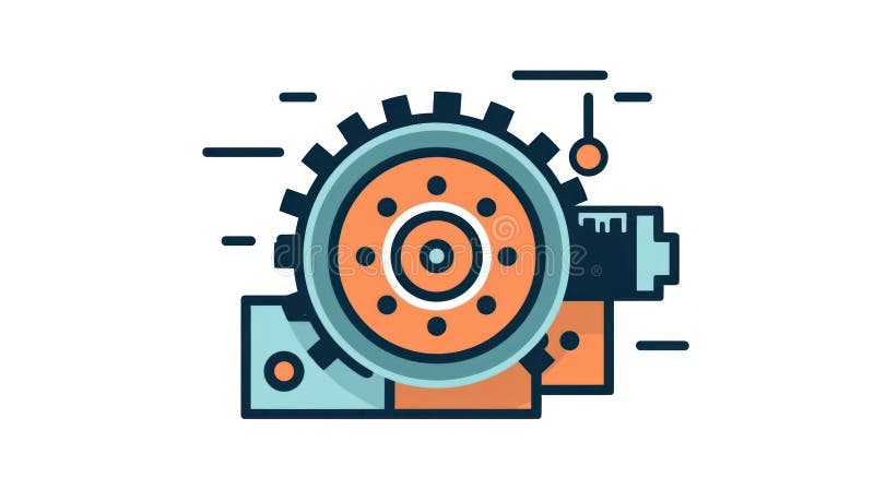 A Predictive Maintenance Icon Representing the Use of Data Analysis To ...