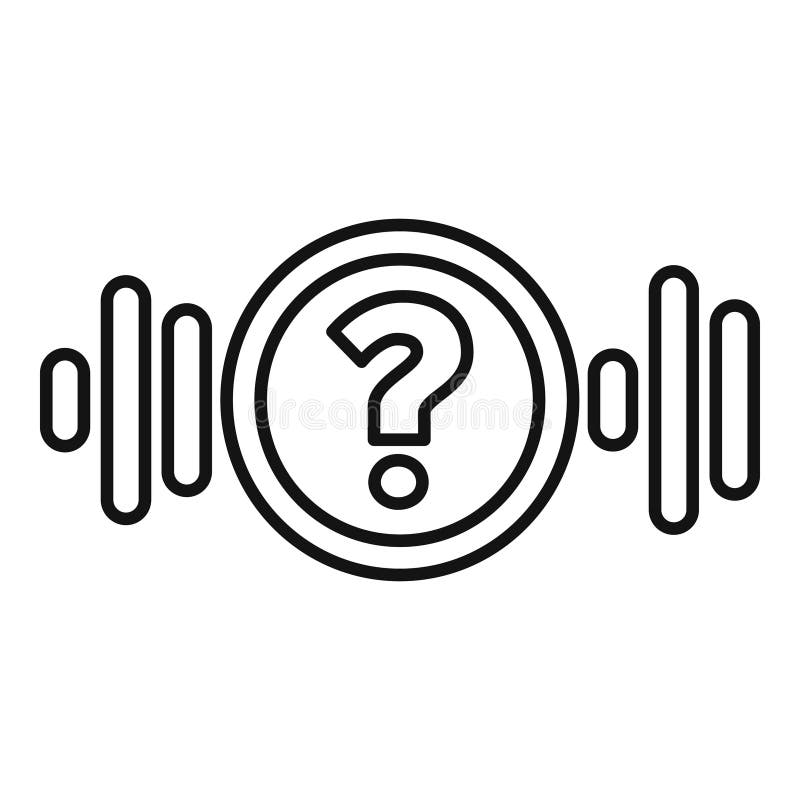Voice Assistant Listening To Question with Sound Waves Icon Stock ...