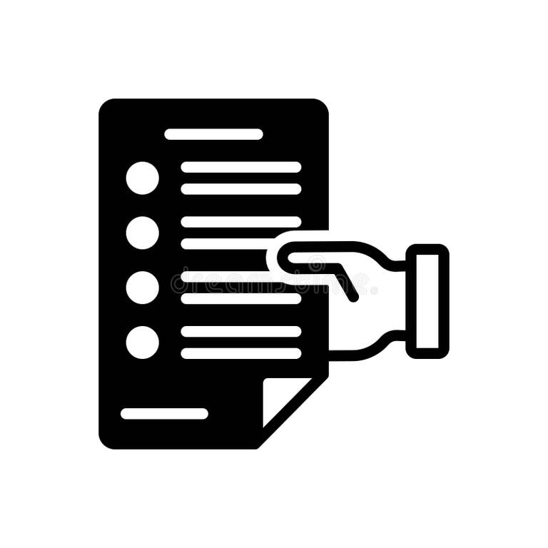 Black Solid Icon for Requesting, Implore and Beseech Stock Vector ...