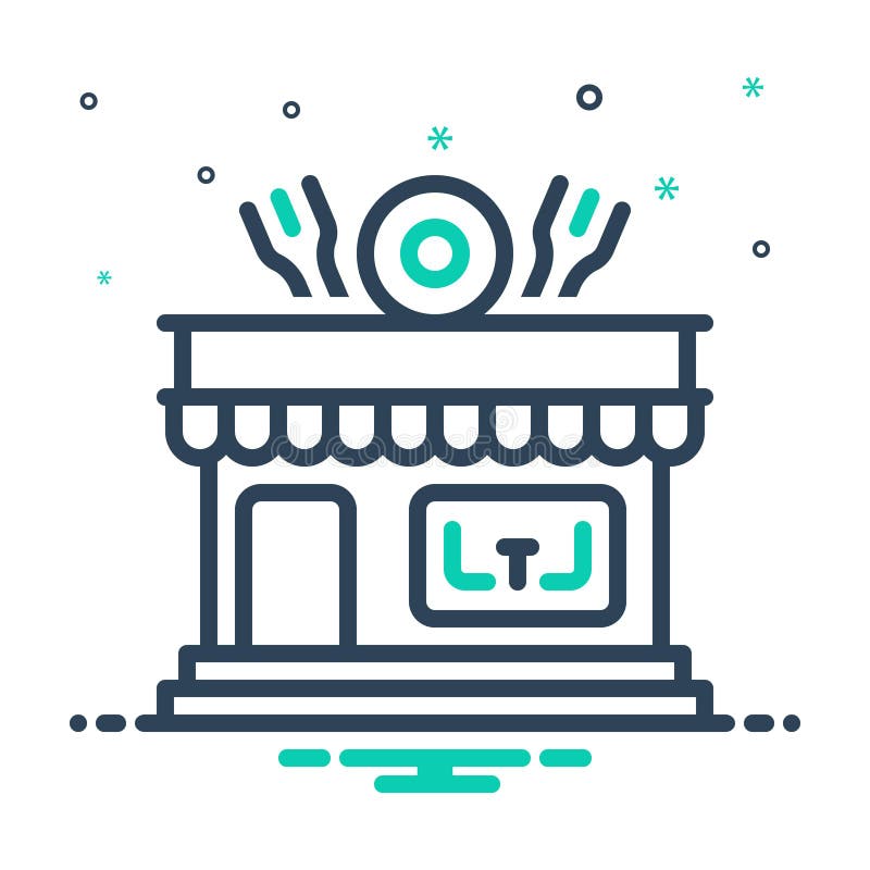 Mix Icon for Restaurant, Eatery and Mess Stock Vector - Illustration of ...