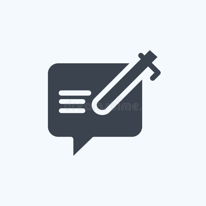 Icon Review. Suitable for Feedback Symbol. Glyph Style. Simple Design ...