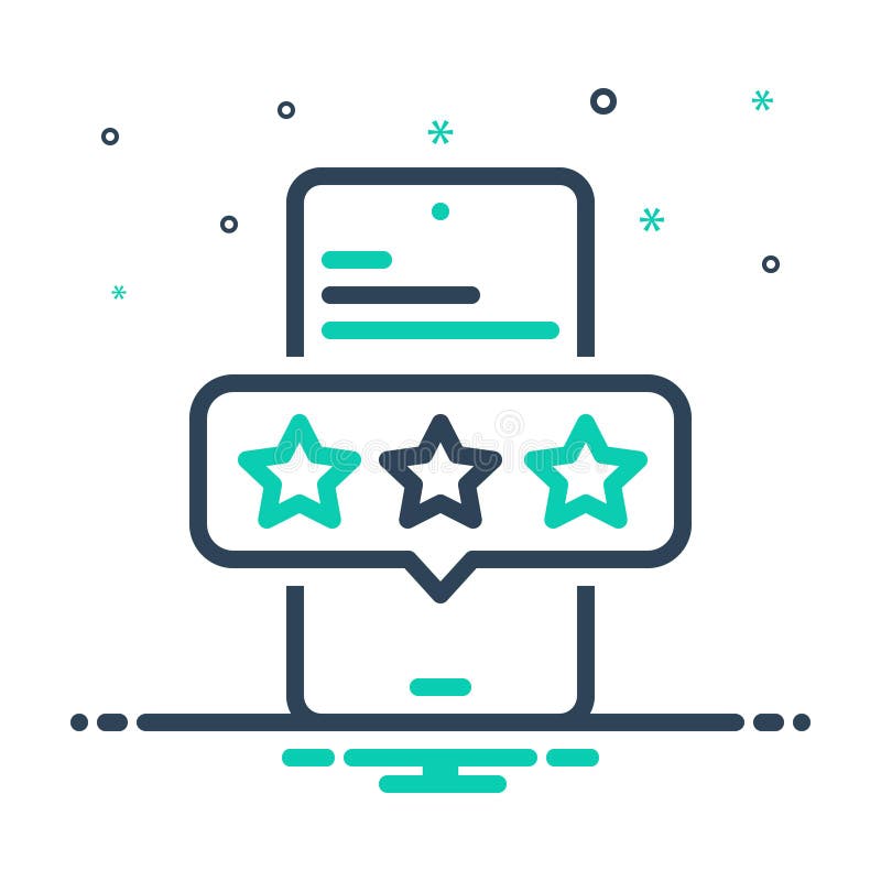 Mix Icon for Ranking, Category and Range Stock Illustration ...