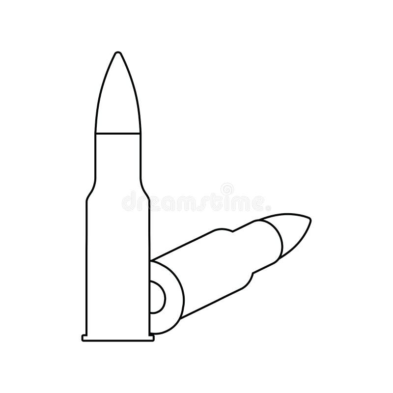 Icon of rifle ammo stock vector. Illustration of forces - 124478902 Icon of rifle ammo stock vector. Illustration of forces - 124478902