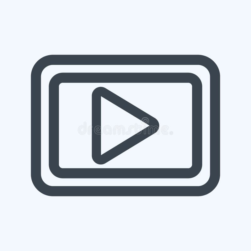 Icon Right - Line Style,Simple Illustration,Editable Stroke Stock ...