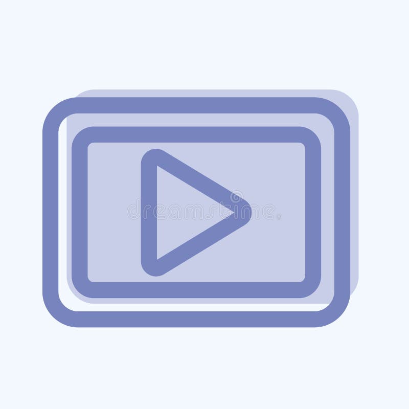 Icon Right - Two Tone Style,Simple Illustration,Editable Stroke Stock ...