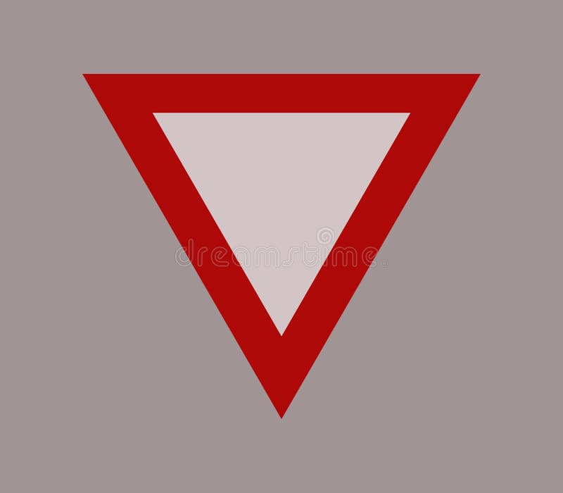 Icon Road Sign Give Way Illustrated Stock Illustrations – 5 Icon Road ...