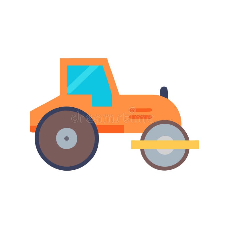 Icon of Roller Compactor for Engineering Applications Stock Vector ...