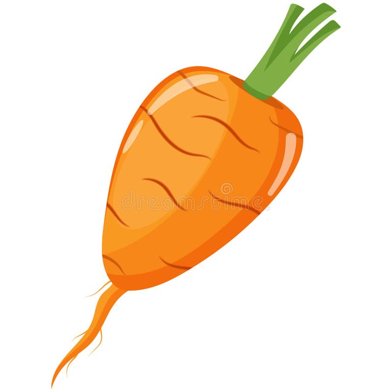 Icon of a Root Fruit, Namely, an Oval Shape Stock Vector - Illustration ...