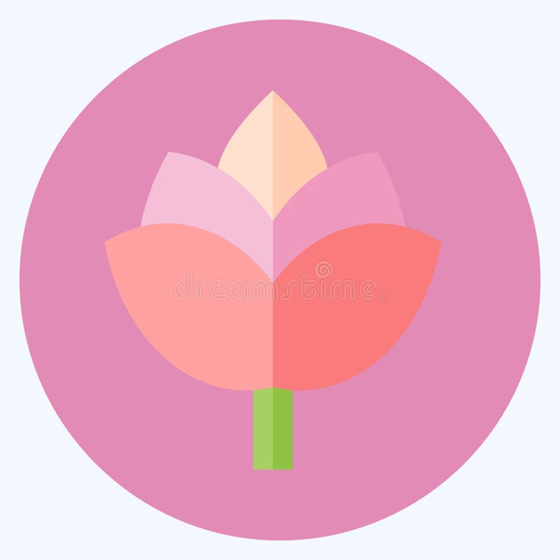 Icon Rose. Suitable for Wedding Symbol. Flat Style. Simple Design ...