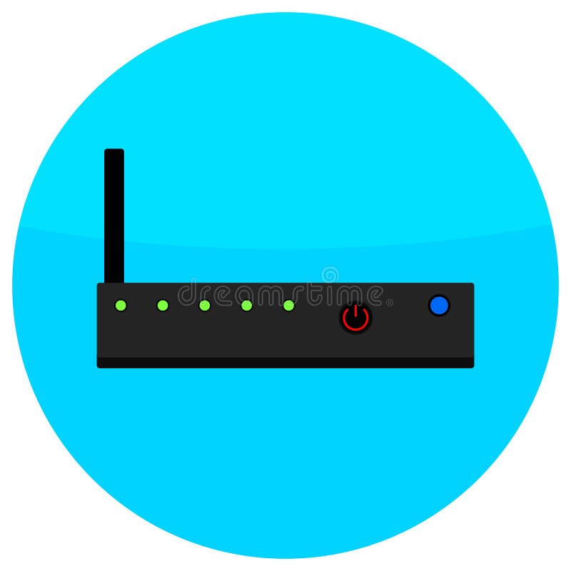 Icon router flat stock vector. Illustration of connection - 83690713
