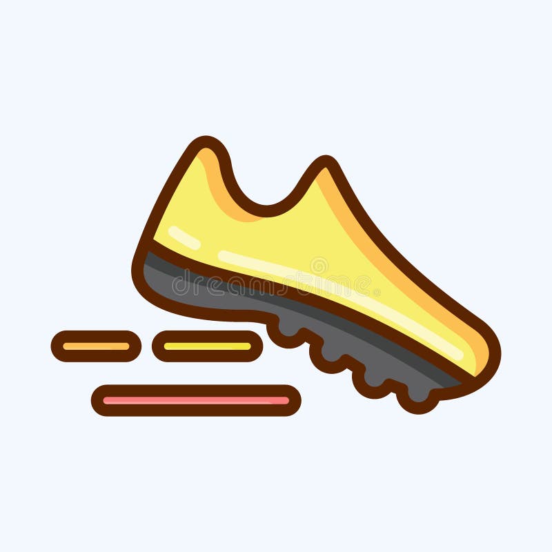 Icon Running. Suitable for Healthy Symbol. Flat Style. Simple Design ...