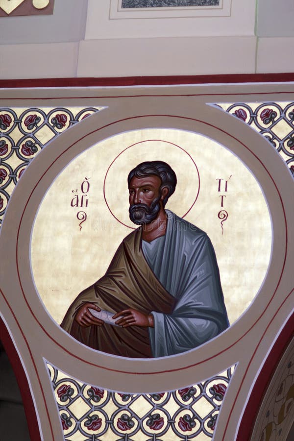 Icon of saint stock photo. Image of painted, greece, christianity ...