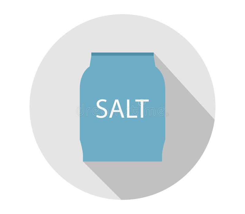 Mix Icon for Salt, Salty and Saline Stock Vector - Illustration of ...