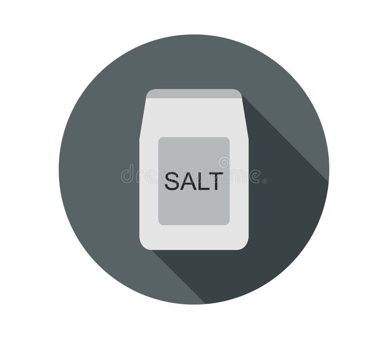 Salt Icon Illustrated In Vector On White Background Stock Illustration ...