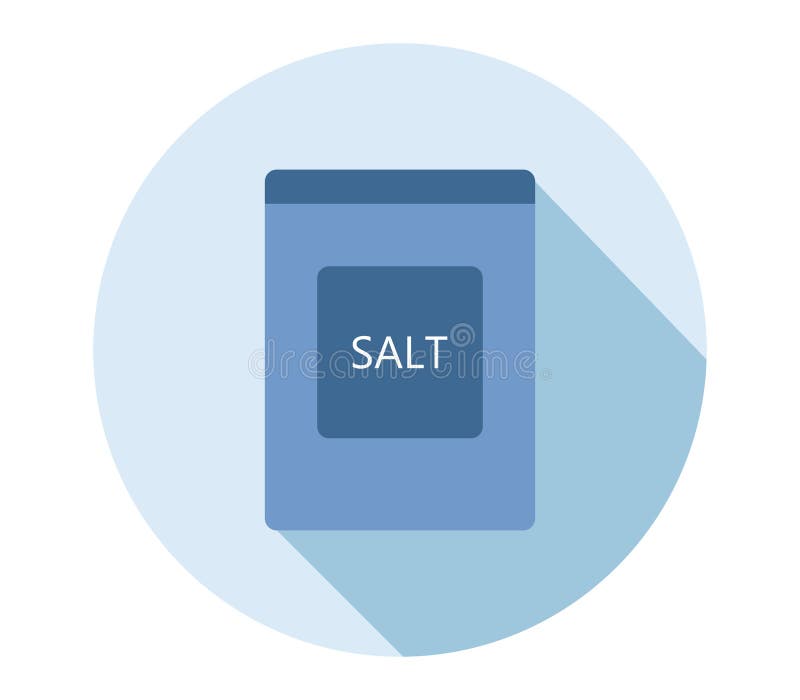 Mix Icon for Salt, Salty and Saline Stock Vector - Illustration of ...