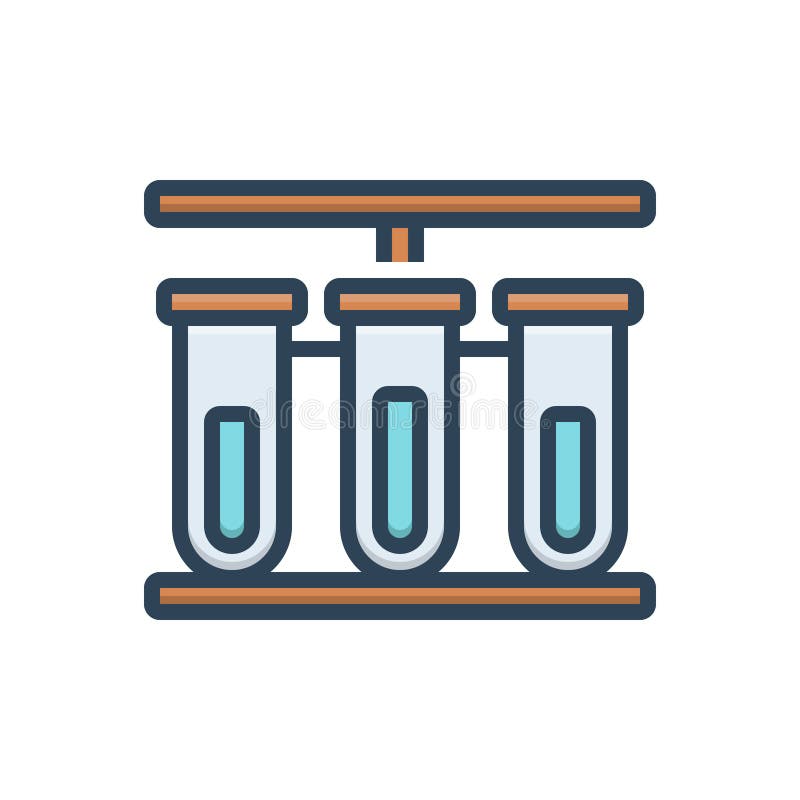 Color Illustration Icon for Sample, Specimen and Sampler Stock ...