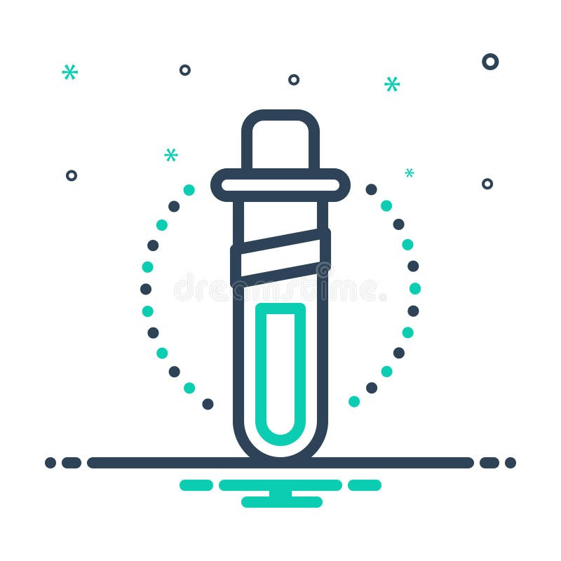 Mix Icon for Sample, Specimen and Medical Stock Vector - Illustration ...