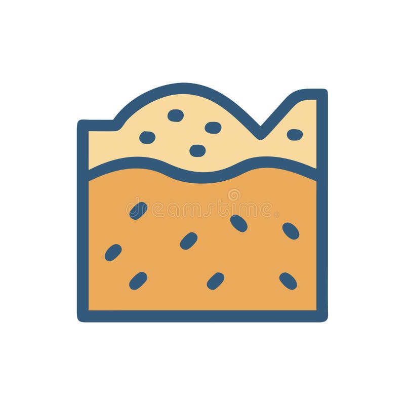 Icon of Sand for Industrial Use Stock Vector - Illustration of design ...