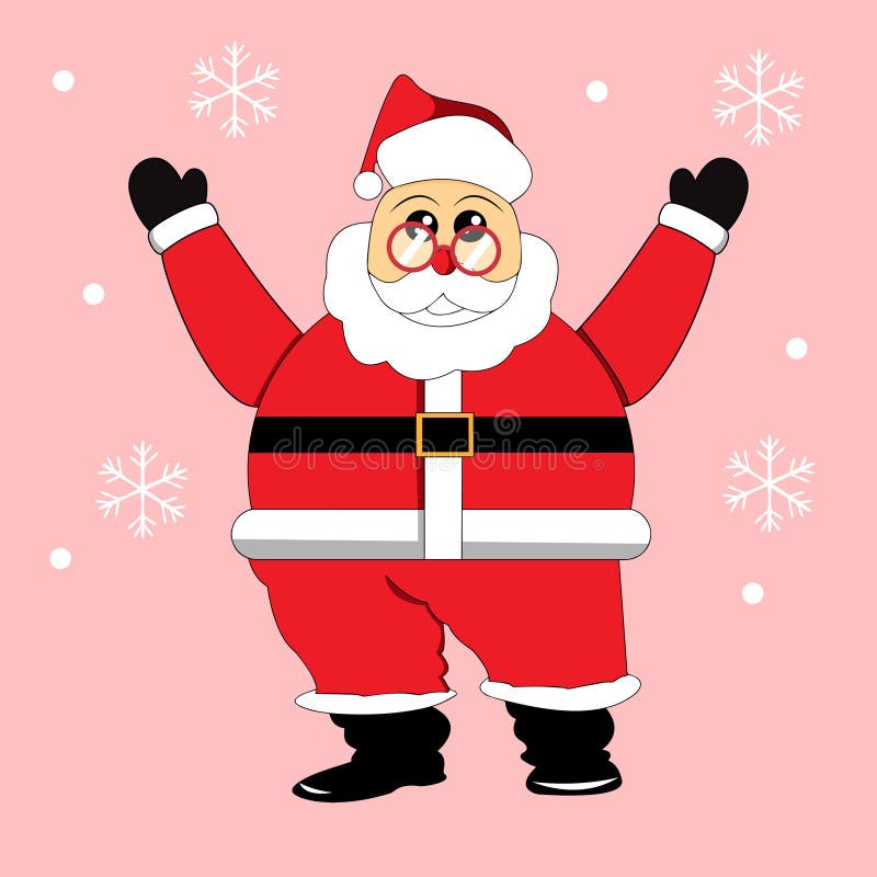 Christmas Icon Santa Claus Vector Illustration Stock Illustration ...