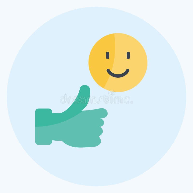 Icon Satisfaction. Suitable for Feedback Symbol. Flat Style. Simple ...