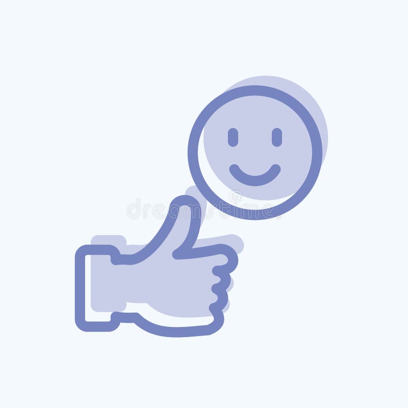 Icon Satisfaction. Suitable for Feedback Symbol. Line Style. Simple ...