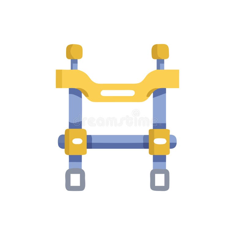 Icon of Scaffold Clamp for Secure Framework Stock Vector - Illustration ...