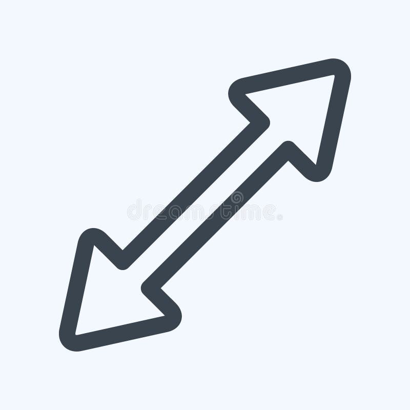 Icon Scale Right - Line Style,Simple Illustration,Editable Stroke Stock ...