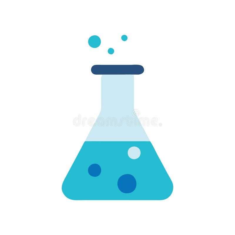 Icon for Science Beakers and Experiments Stock Vector - Illustration of ...