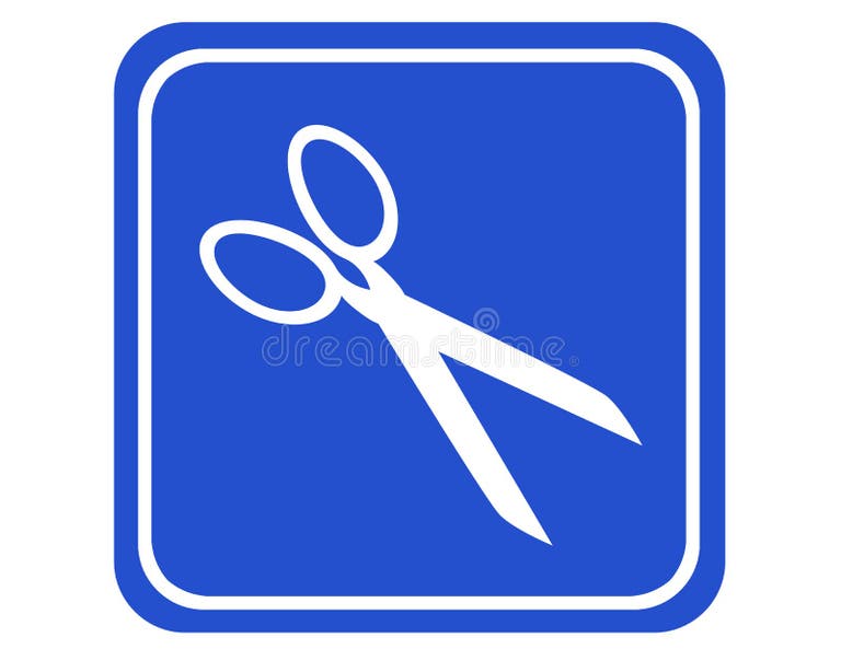 Icon scissors stock illustration. Illustration of graph - 1201542