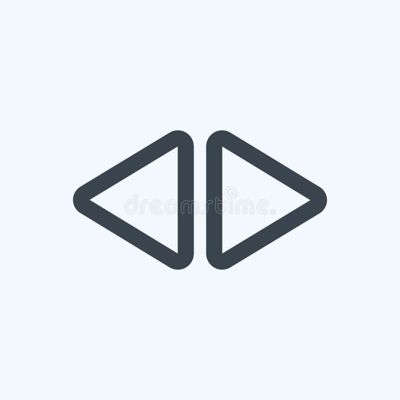 Icon Scroll Vertical - Line Style,Simple Illustration,Editable Stroke ...