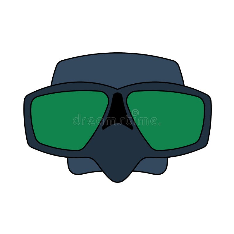 Icon of Scuba Mask stock vector. Illustration of equipment - 201810092