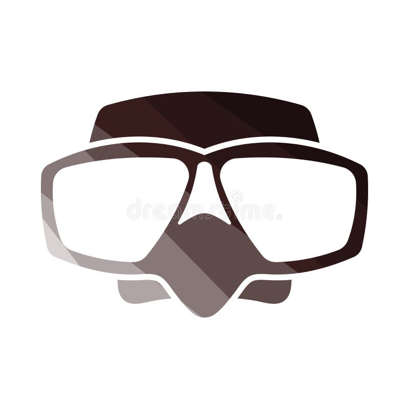The Scuba Mask Icon. Diving Symbol Stock Vector - Illustration of ...