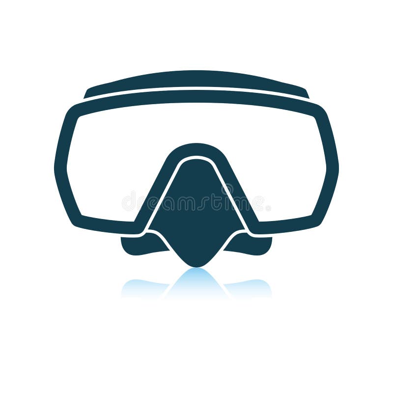 Icon of scuba mask stock vector. Illustration of protection - 144665973