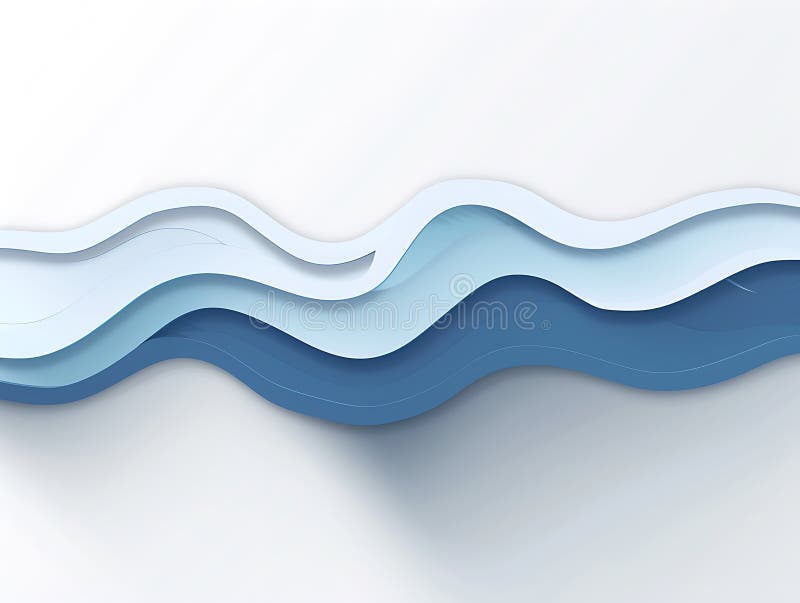 Icon of a Sea with a Simple Elegant Design and Smooth Edges Placed on a ...