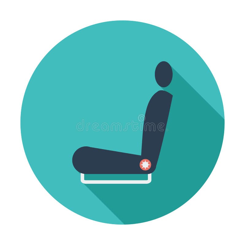 Icon seat. stock vector. Illustration of equipment, message - 94285788