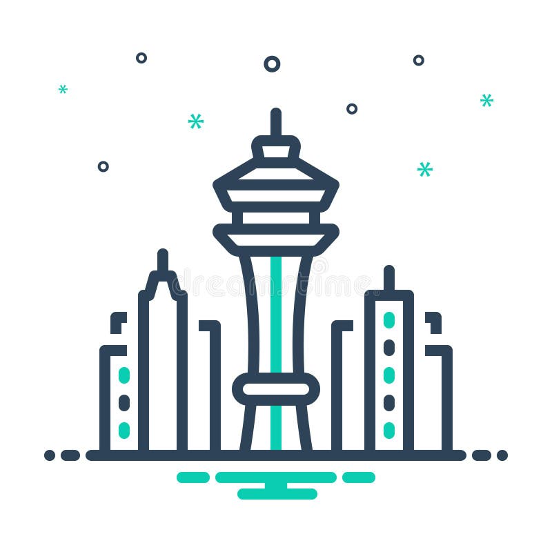 Seattle Tower Logo Stock Illustrations – 100 Seattle Tower Logo Stock ...