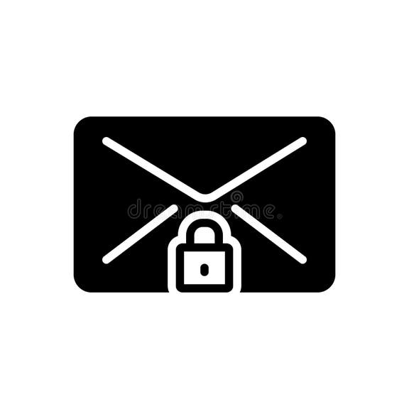 Black Solid Icon for Secret, Clandestine and Confidential Stock Vector ...