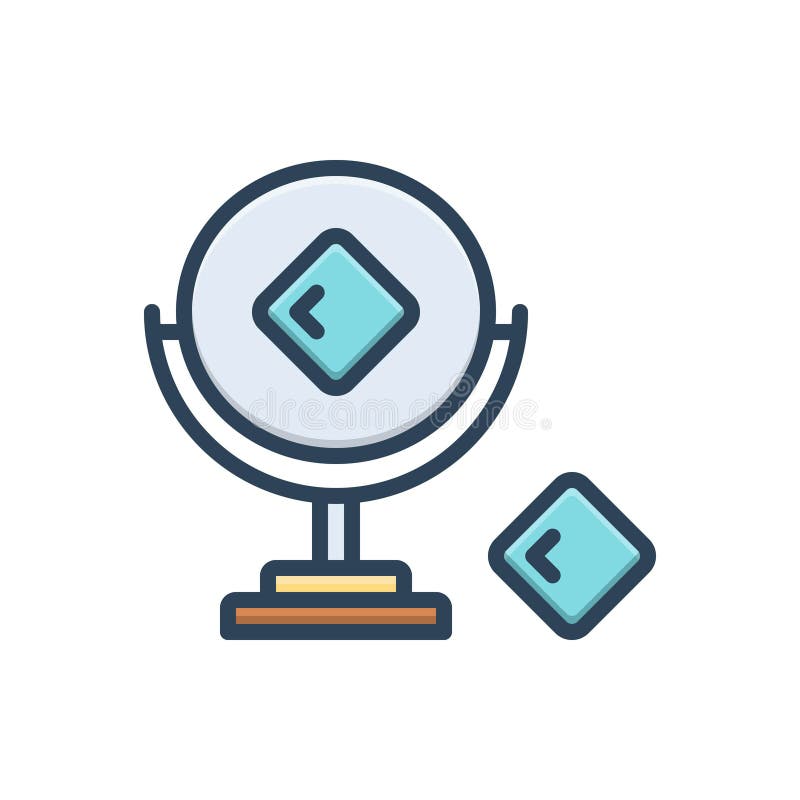 Color Illustration Icon for Seems, Sight and Accessory Stock ...