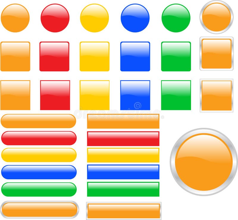 Game buttons GUI pack stock vector. Illustration of graphic - 97089363