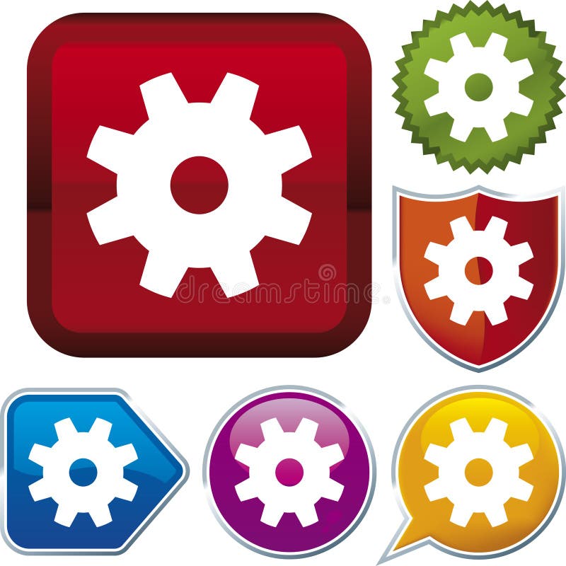 Icon series: settings stock vector. Illustration of series - 4375206