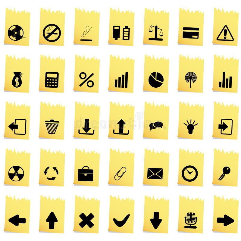 120 icons set stock vector. Illustration of globe, business - 10497439