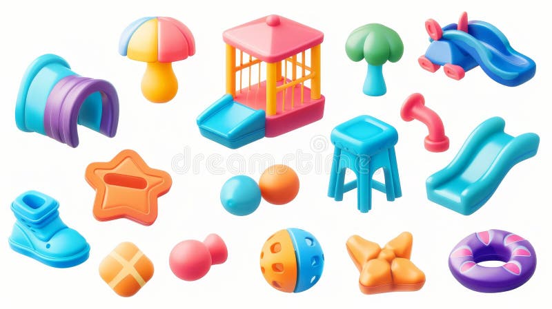 An Icon Set that Captures the Essence of Summer. 3D Realistic Modern ...