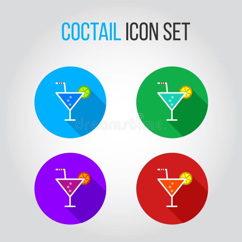 Coctails Icon Set Stock Illustrations – 114 Coctails Icon Set Stock ...