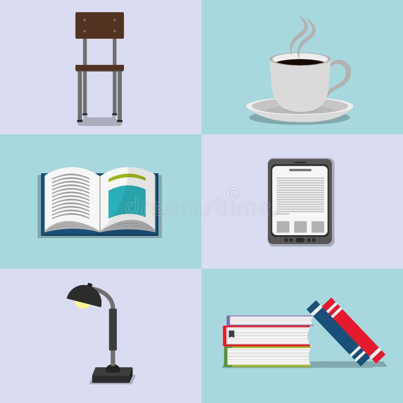 Elearning icon set design stock vector. Illustration of elearning ...